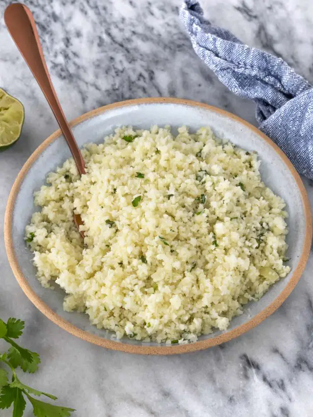 Como Fazer Arroz de Couve-Flor - Receita Simples | Plantte